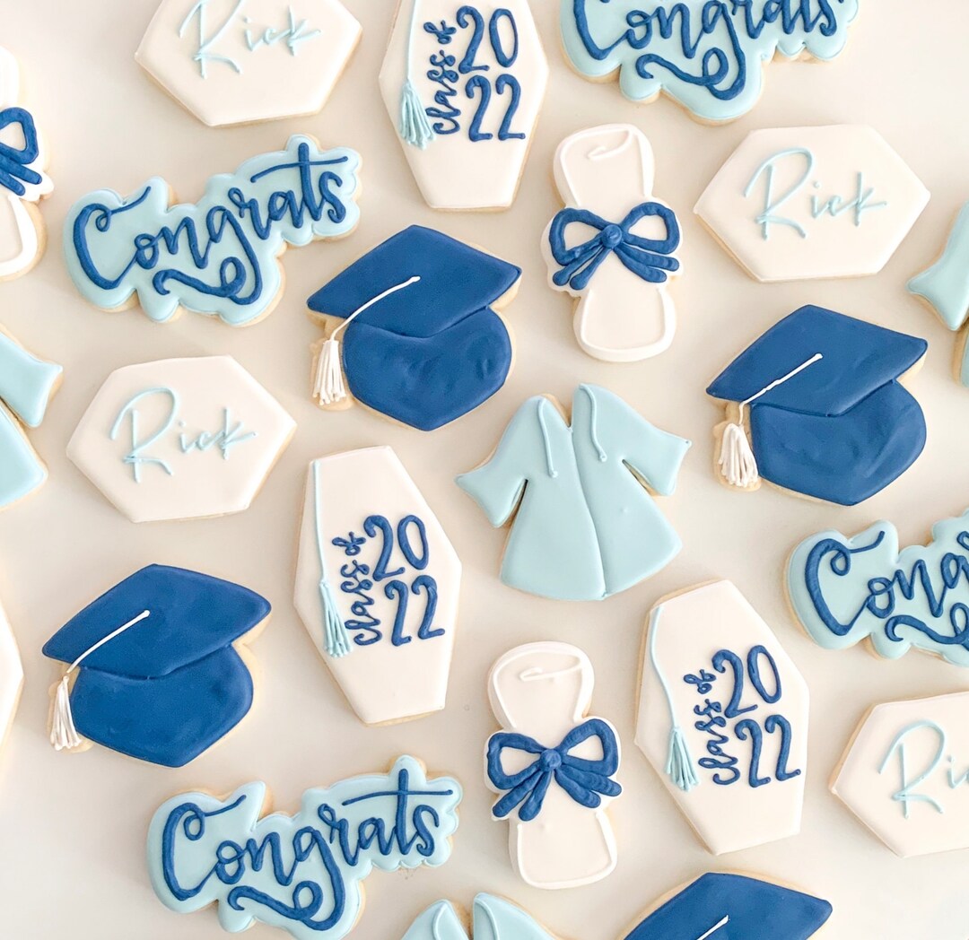 Graduation Clean Simplicity Your Choice of Colors 18 Sugar - Etsy