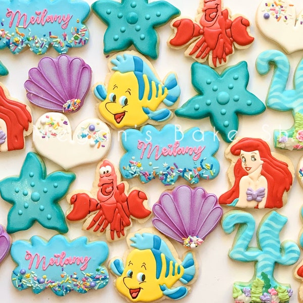Mermaid Cookies - Etsy