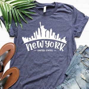 New York City Shirt, Custom New York T-shirt, East Coast Shirt, New Yorker Tee, New York Lover ...
