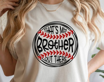 My Brother Baseball Shirt - Etsy