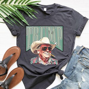 Cowboy Western Make America Great Donald Daddy,western Cowboy Trump T ...