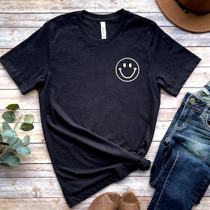 Smiling Faces Shirt, Smile Face T-shirt, Cute Smile Face Shirt, Trendy ...