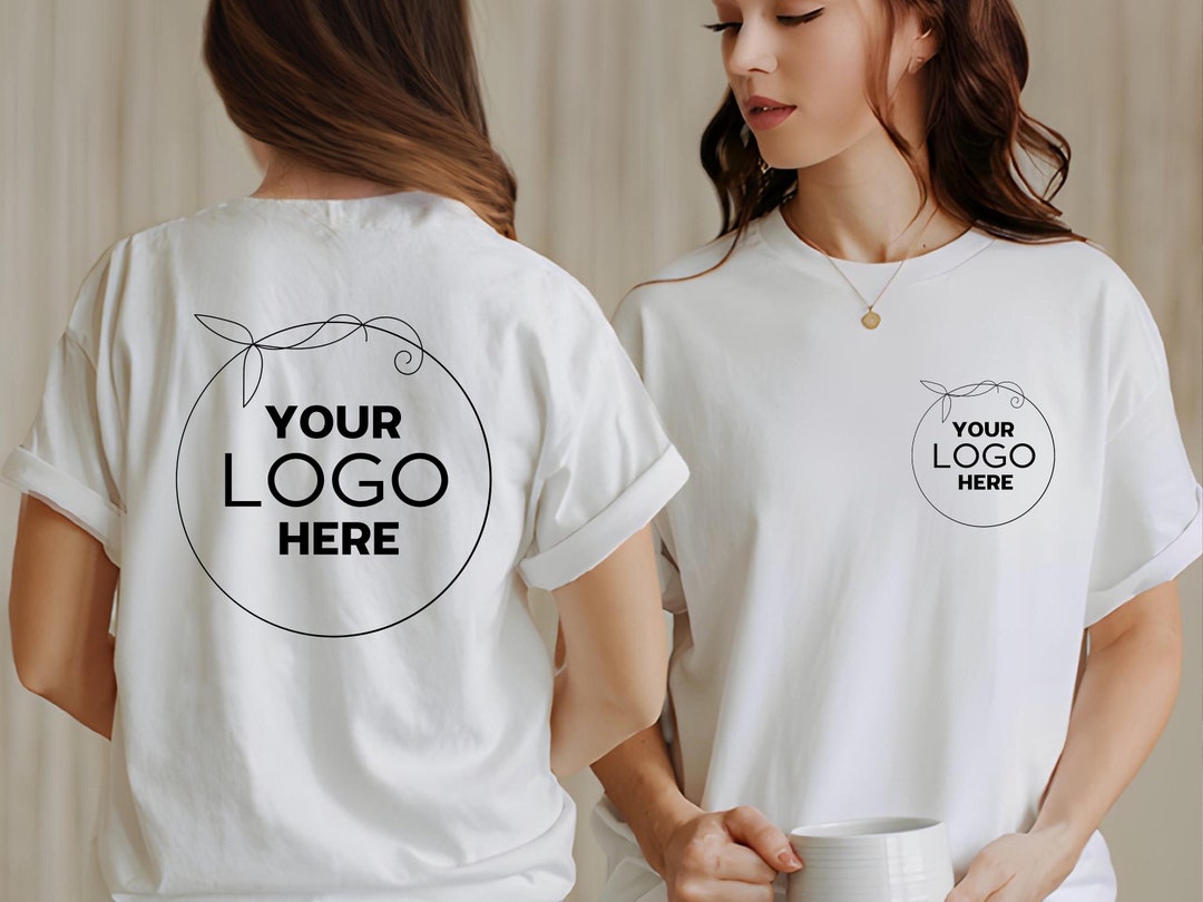 Custom Your Logo Here T-shirt,business Logo T-shirt,brand Logo T-shirt ...