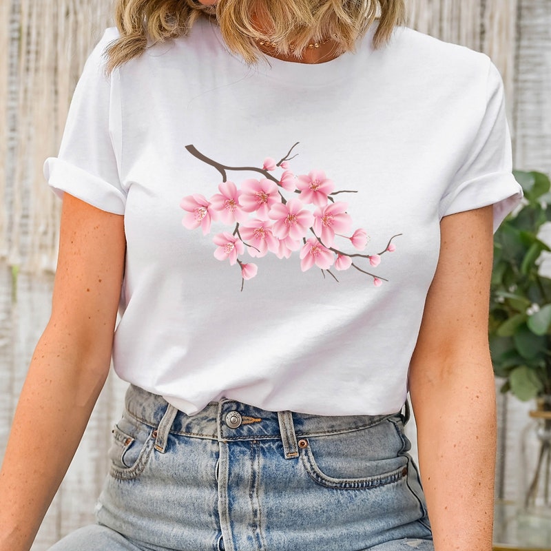 Cherry Blossom Shirt - Etsy