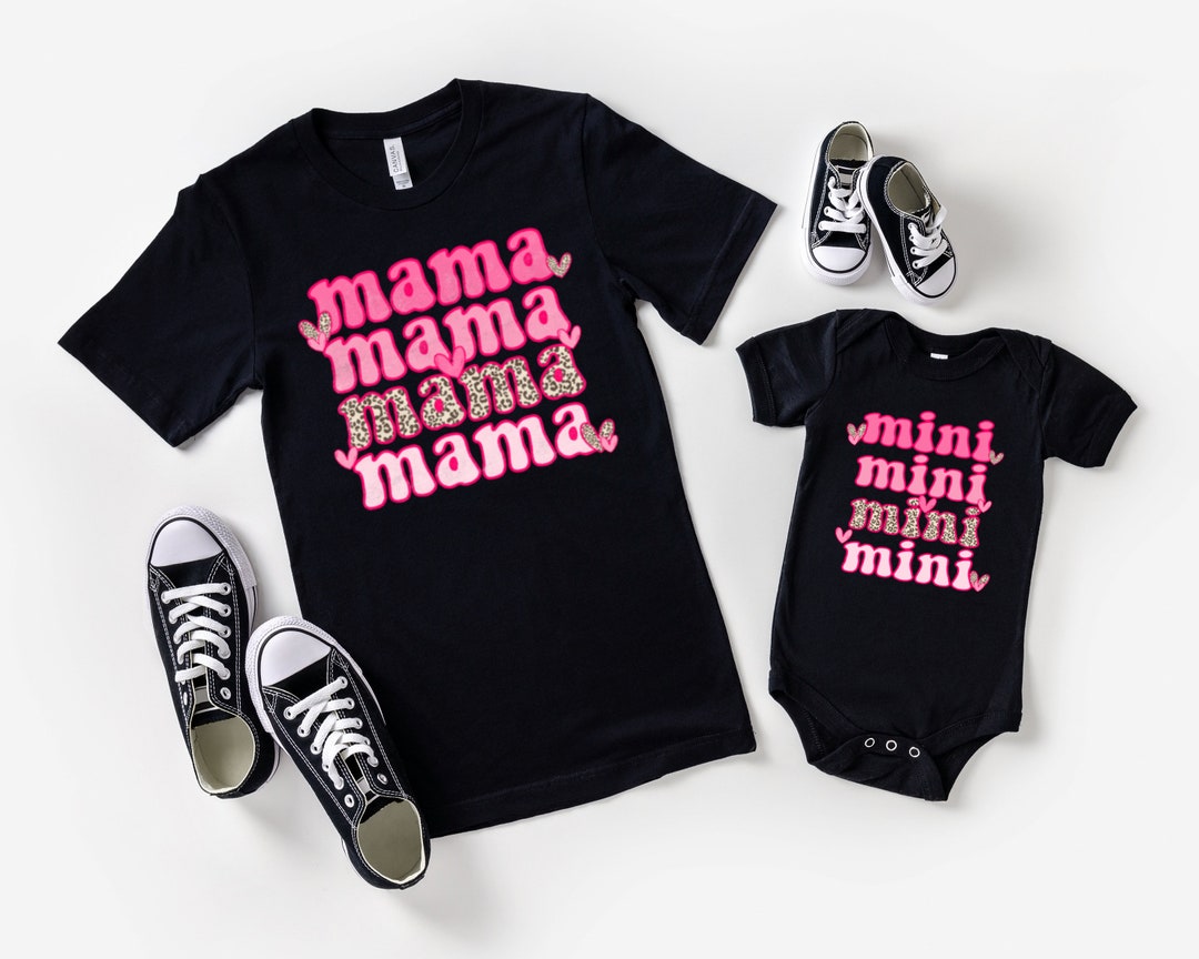 Three Generation Matching T-shirts, Pink Movie Matching Shirt, Leopard ...