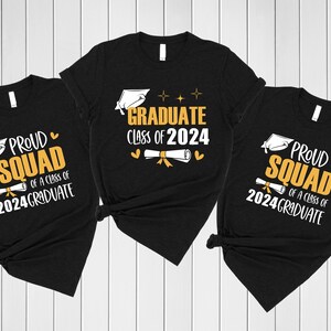 Personalized Graduation Group Shirt, 2024senior T-shirt, Graduate Class ...