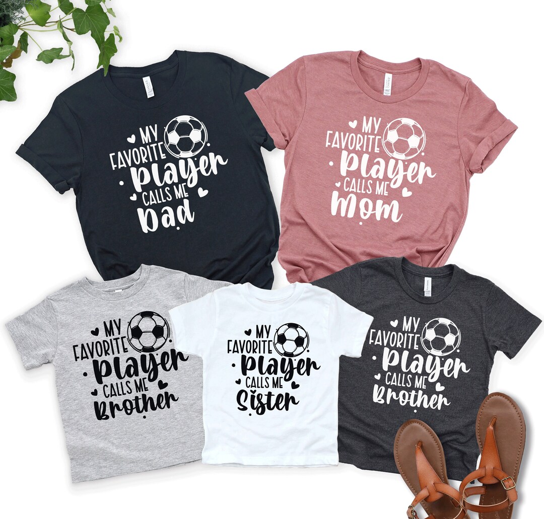 Custom Family Soccer Shirt, Personalized Soccer Shirt, Family Matching ...