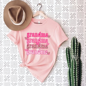 Three Generation Matching T-shirts, Pink Movie Matching Shirt, Leopard ...