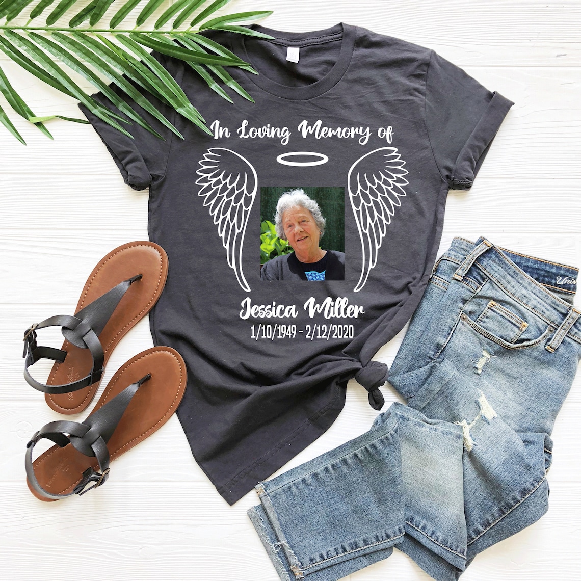 Custom Memorial T Shirt in Loving Memory T-shirt R.I.P. - Etsy