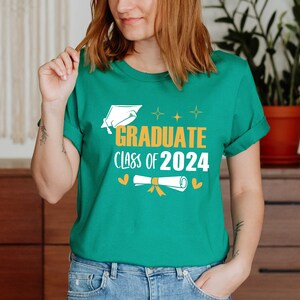 Personalized Graduation Group Shirt, 2024senior T-shirt, Graduate Class ...