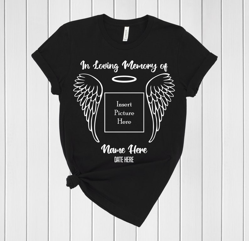 Custom Memorial T Shirt, in Loving Memory T-shirt, R.I.P. Shirt, Rest ...
