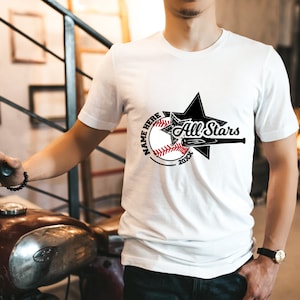 All Stars Baseball Shirt, Baseball Teams Shirt, Custom Baseball Name ...