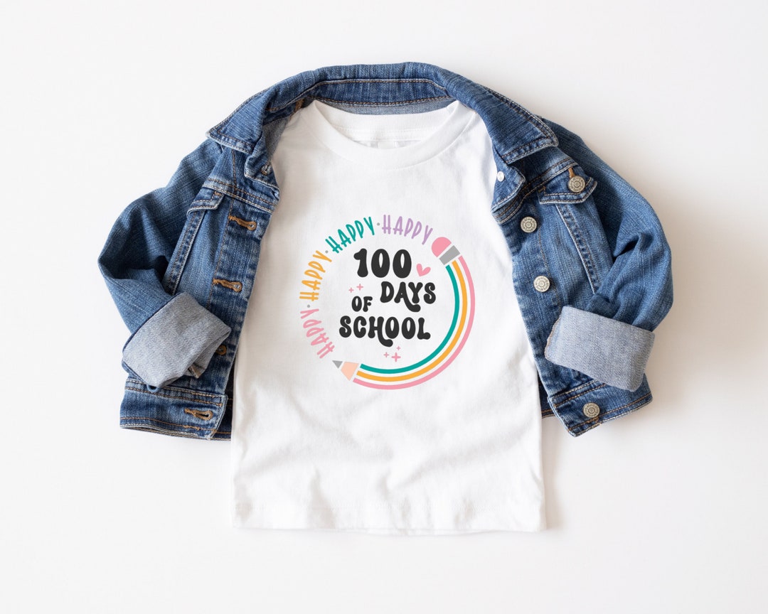 100 Days of School T-shirt, 100th Day of School Celebration, Student ...