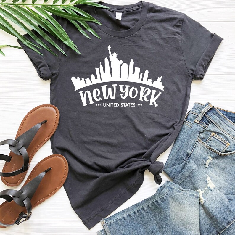 New York City Shirt Custom New York T-shirt East Coast - Etsy