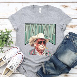Cowboy Western Make America Great Donald Daddy,western Cowboy Trump T ...