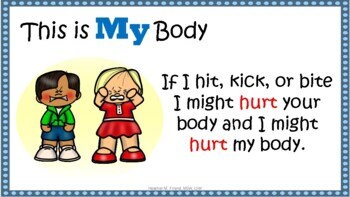 My Safe Body Your Safe Body Social Story - Etsy UK