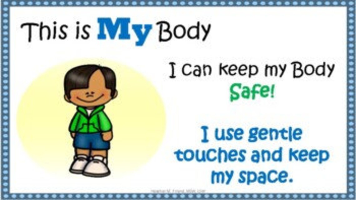 My Safe Body Your Safe Body Social Story - Etsy Australia
