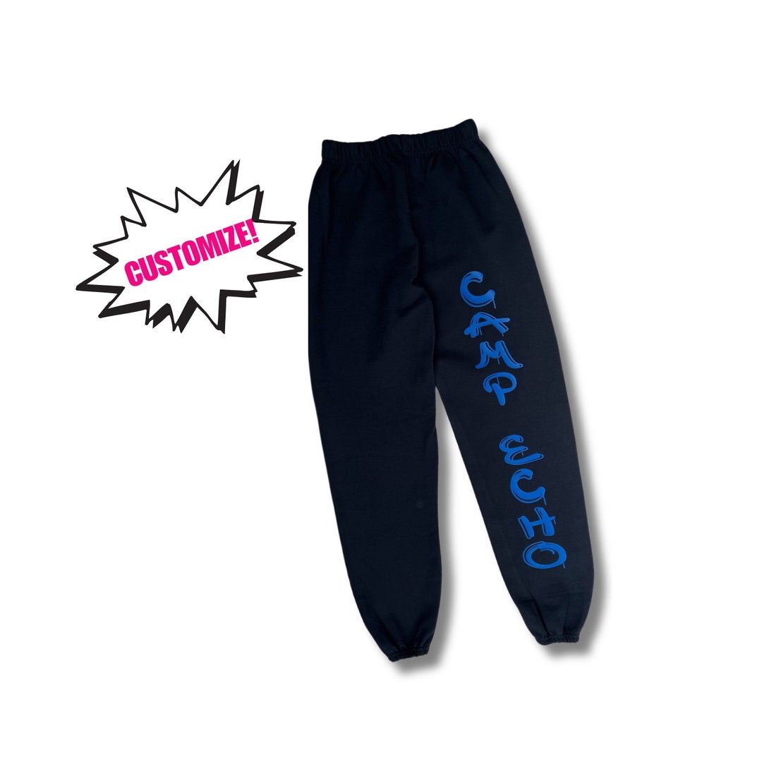 Custom Camp Sweatpants - Graffiti Style Joggers W/ Your Camp Name Down ...