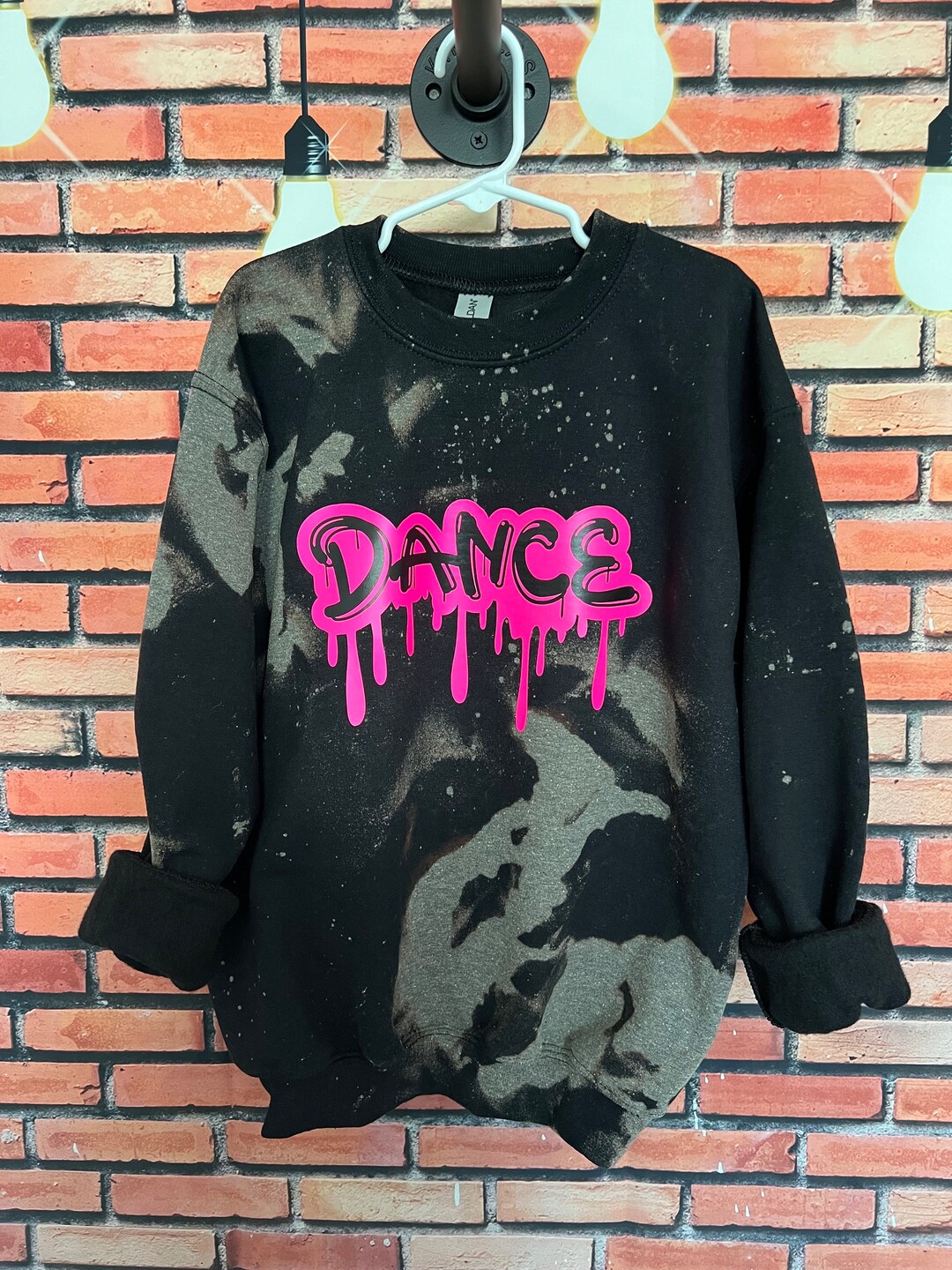 Girl's Personalized Graffiti Dance Crewneck Sweatshirt Dancer ...