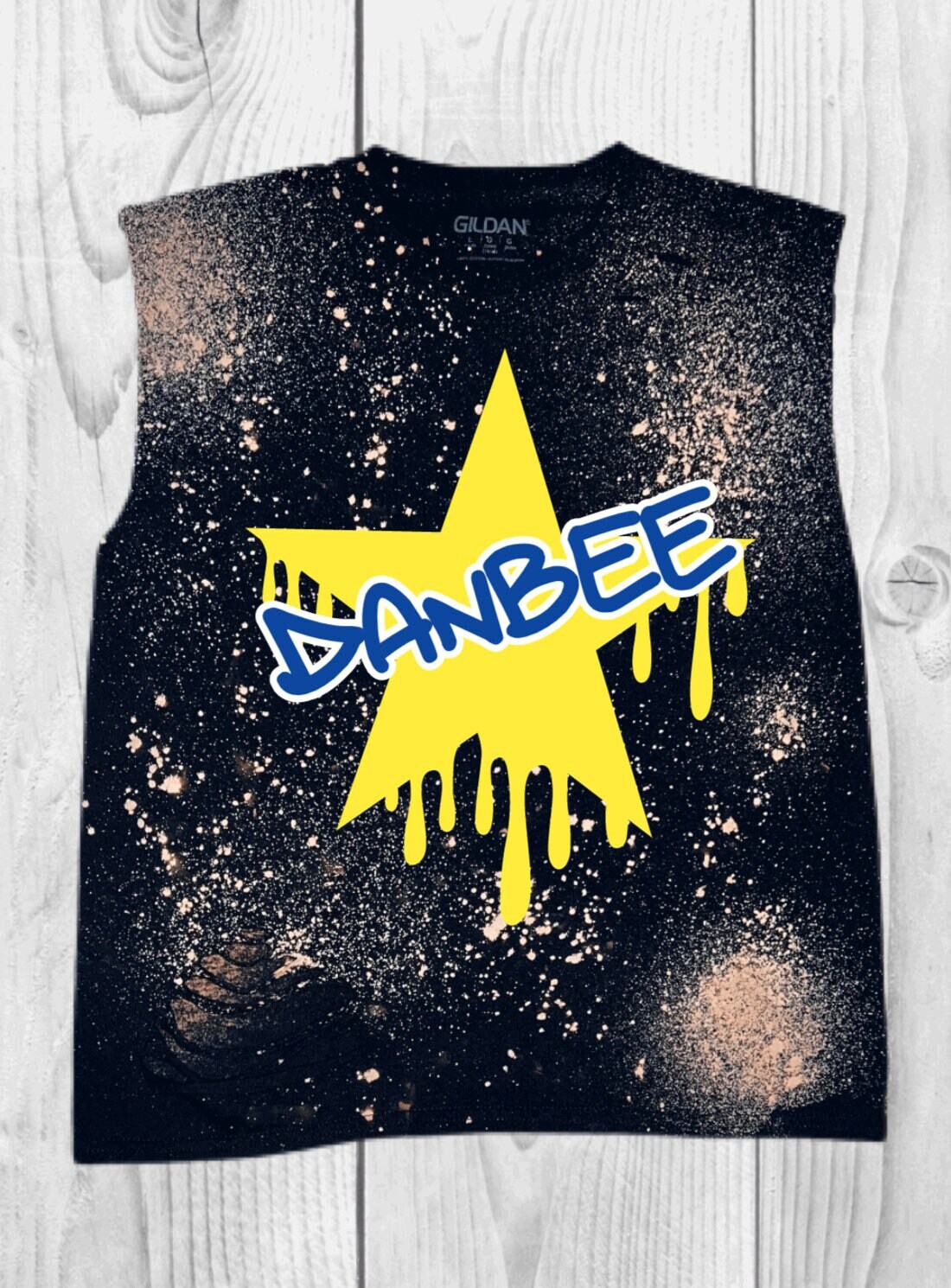 Girls Custom Camp or School Spirit Dripping Star - Etsy