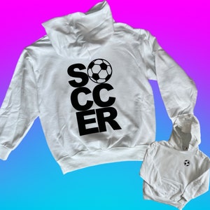 Soccer Hoodie, Girls Soccer Sweatshirt, Soccer Lovers, Soccer Player ...