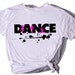 Girls Dance Tee, Dancer T-shirt, Dancer Gifts, Preppy Dance Obsessed ...