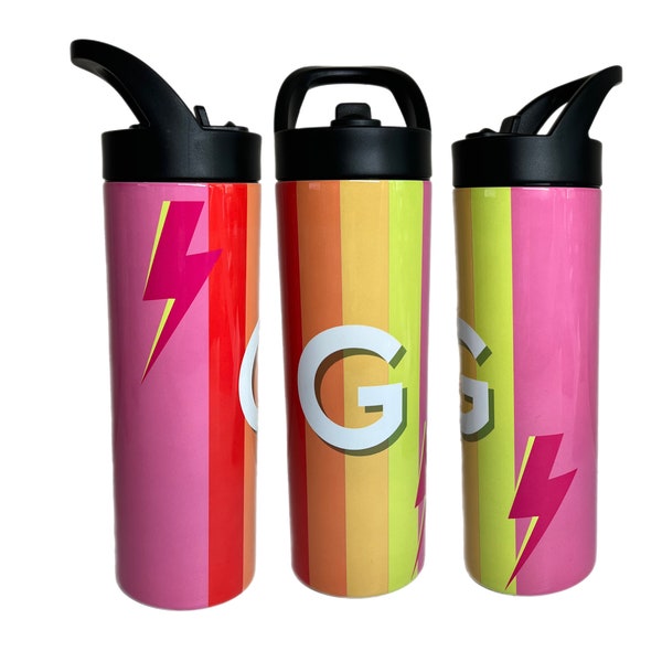 Preppy Water Bottle - Etsy