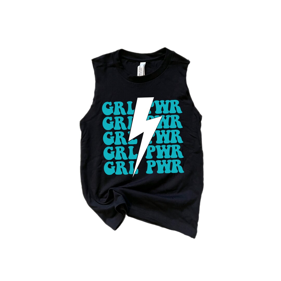 Custom Girl Power Tank Top for Kids - Preppy VSCO Girl Style for Summer ...