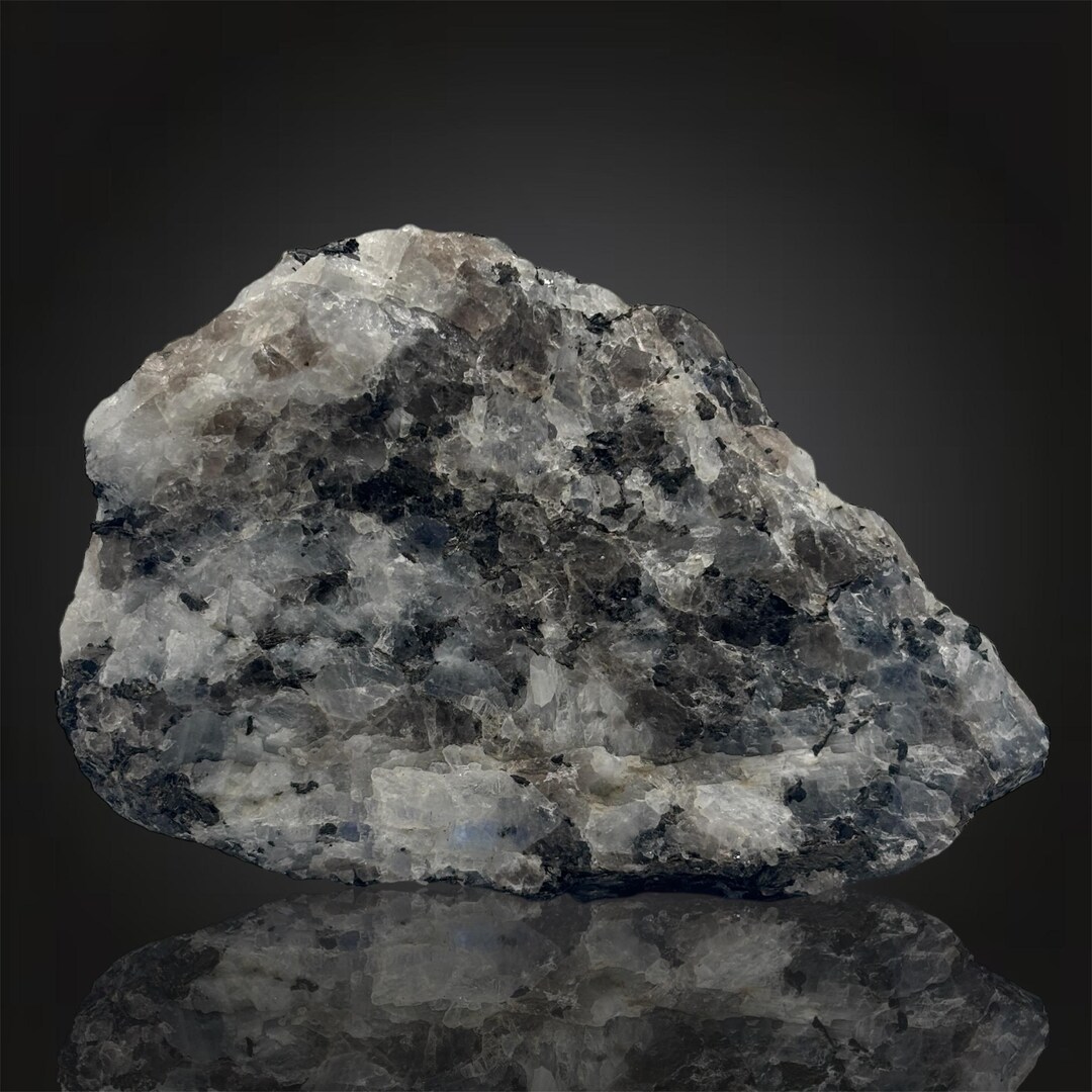 Rainbow Moonstone With Mica Crystal, Natural Moonstone From Australia ...