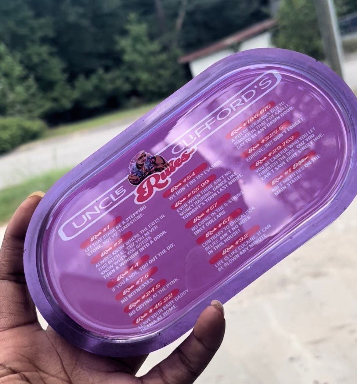 Rules Rolling Tray - Etsy