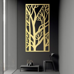 Nature Panel Templates SVG Set #37. Natural Tree Room Dividers. 7 ...