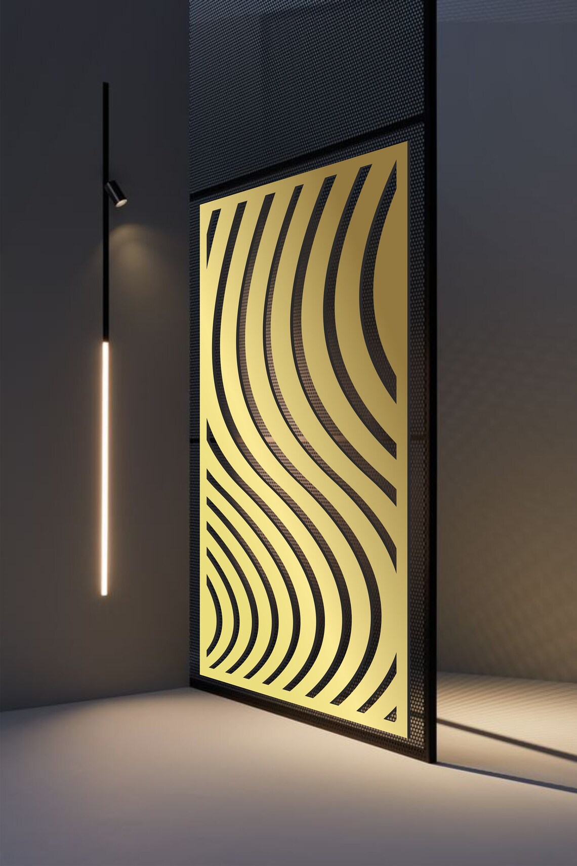Waves and Abstracts SVG. Cnc Panel Templates. Wood Panel Vector Files ...