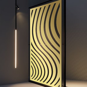 Waves and Abstracts SVG. Cnc Panel Templates. Wood Panel Vector Files ...