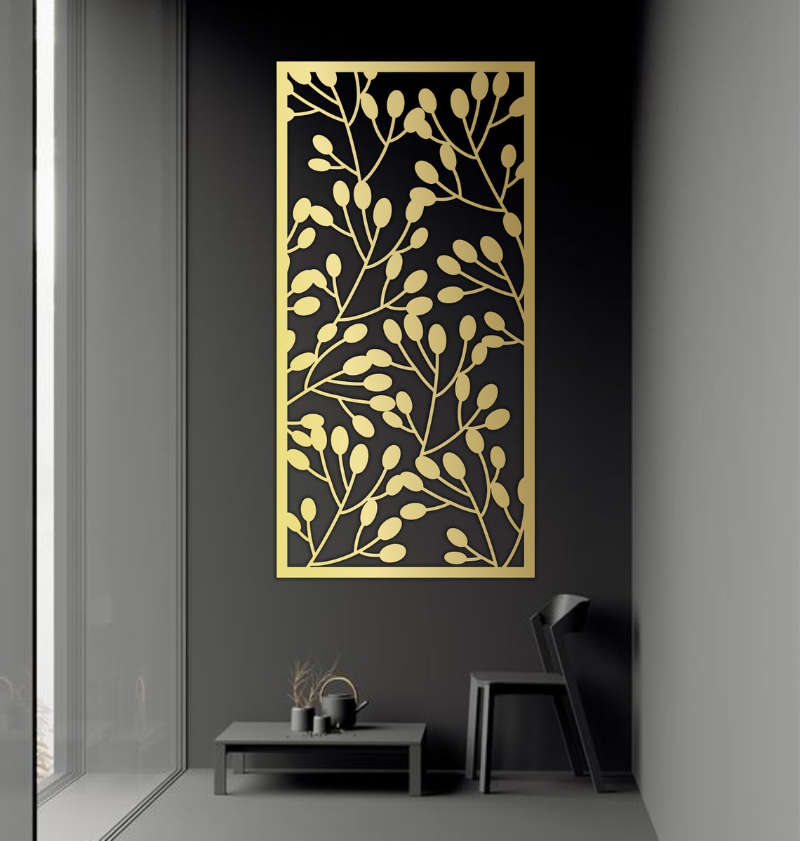 Floral Patterns Panel Templates SVG Set 33. 7 Vector Laser - Etsy