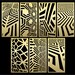 Several Distorted Patterns SVG. Panel Templates. 7 Vector Files, for ...