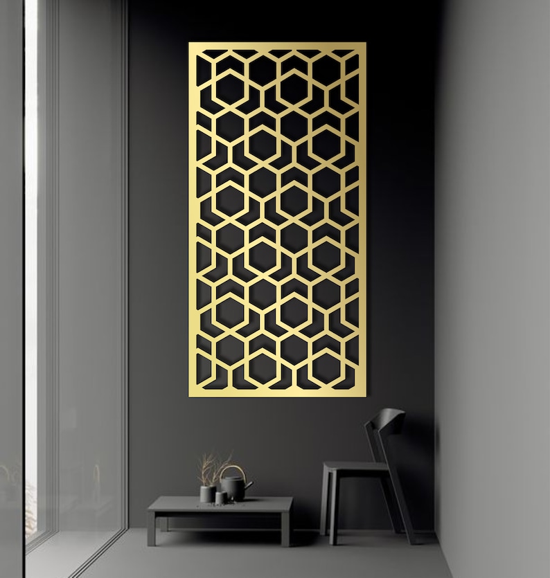 Geometric Patterns Panel Templates SVG Set #44. 7 Vector Files, for ...