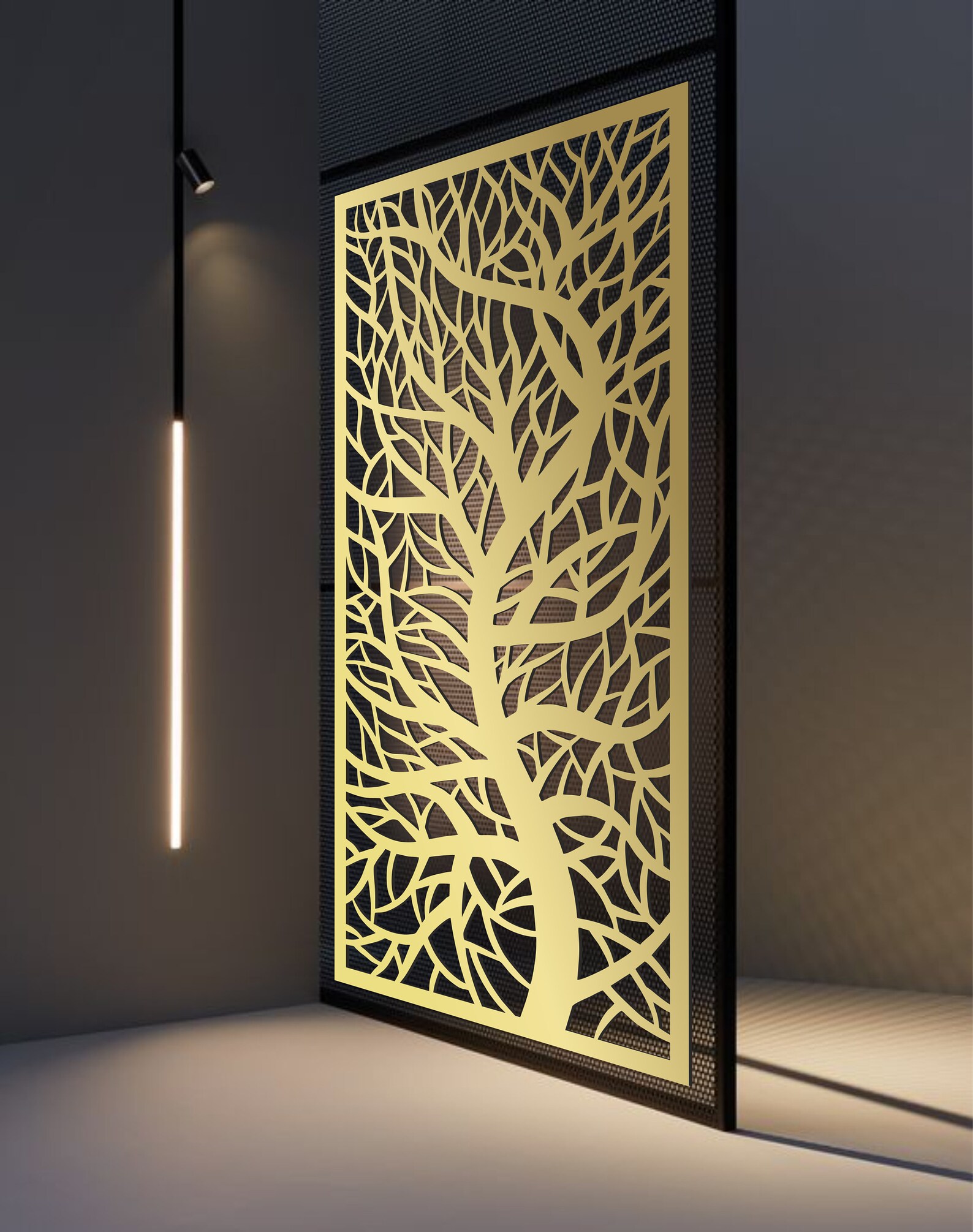 Nature Panel Templates SVG Set #38. Natural Tree Room Dividers. 7 ...