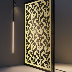 Floral Patterns Panel Templates SVG Set #28. 7 Vector Laser Cutting ...