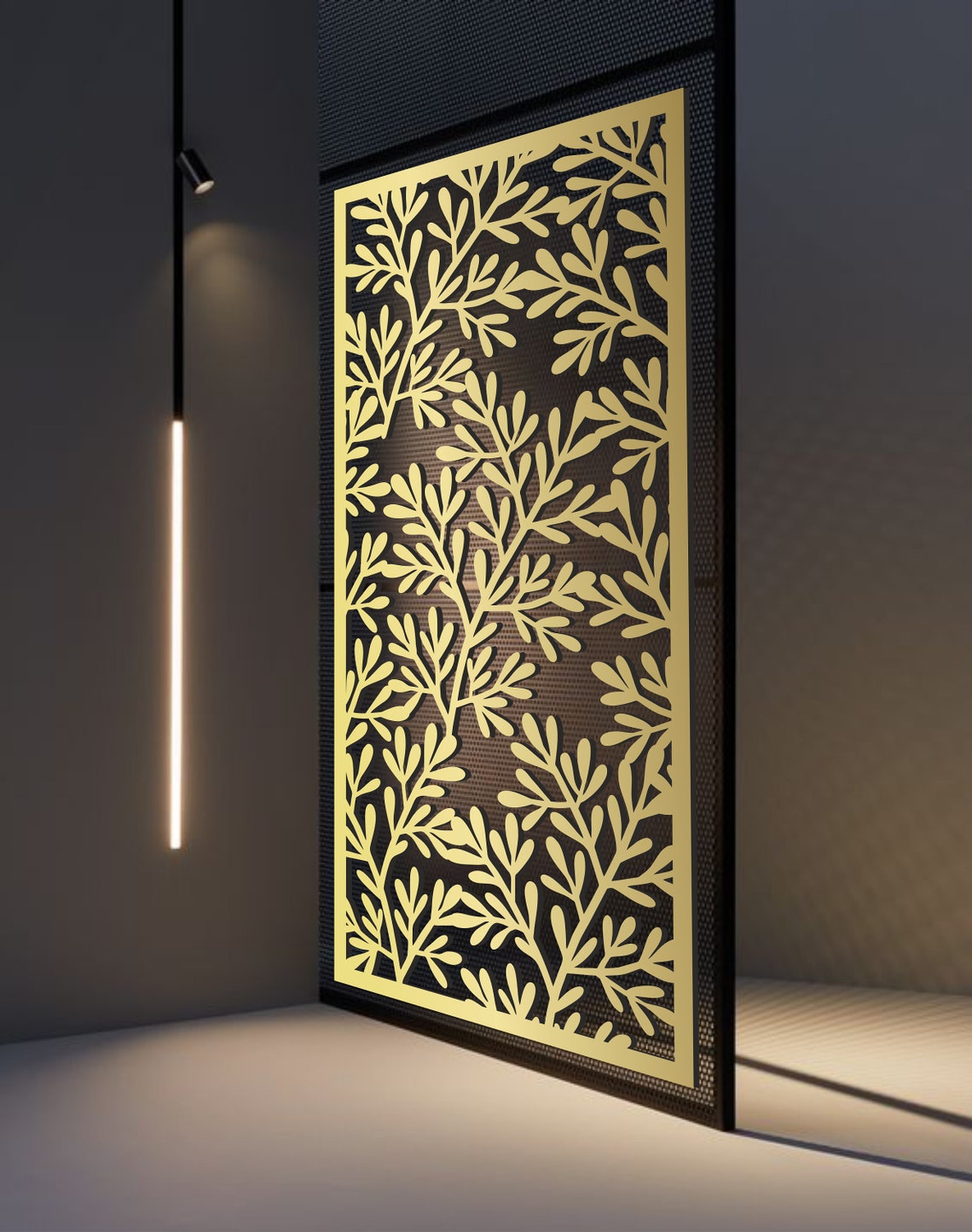 Floral Patterns Panel Templates SVG Set #32. 7 Vector Laser Cutting ...