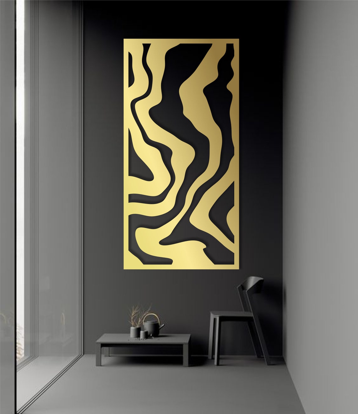 Waves and Abstracts SVG. Cnc Panel Templates. Wood Panel - Etsy