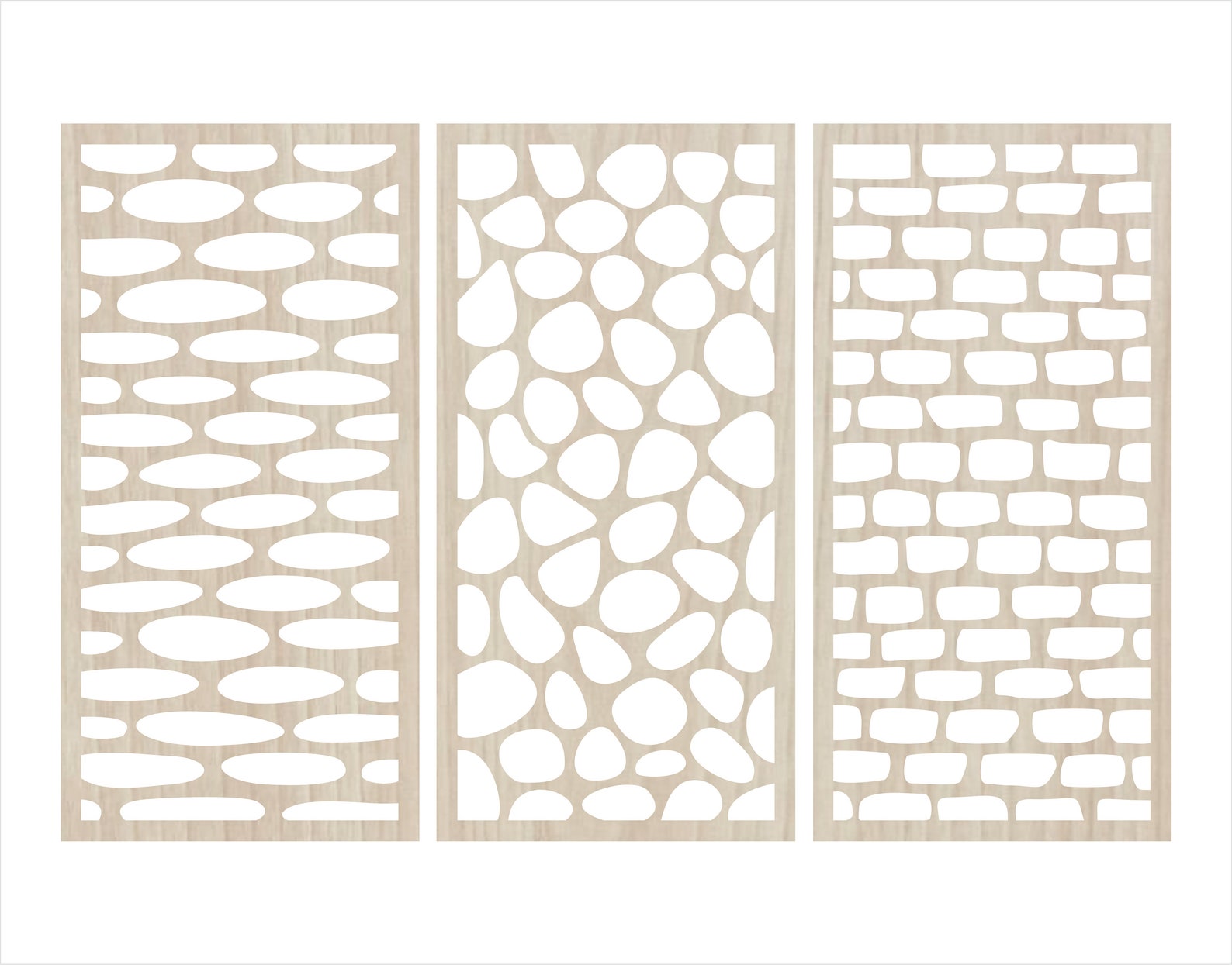 Stone Panel Templates SVG. 9 Glowforge Vector Files. Modern Room ...