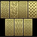 Floral Patterns Panel Templates SVG Set #3. 7 Vector Laser Cutting ...