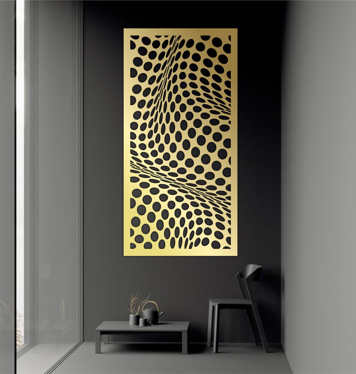 Optical Illusion Patterns Panel Templates SVG Set #25. 7 Vector Files ...