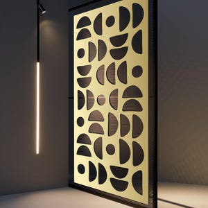 Abstract Patterns Panel Templates SVG Set #60. 7 Vector Files, for ...