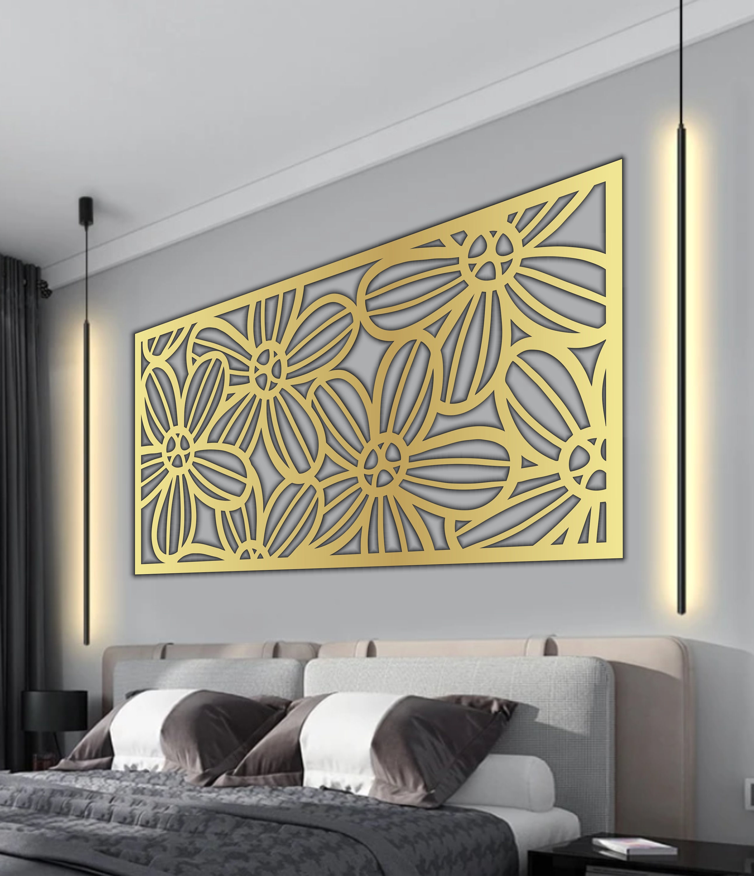 Floral Patterns Panel Templates SVG Set 26. 7 Vector Laser - Etsy UK