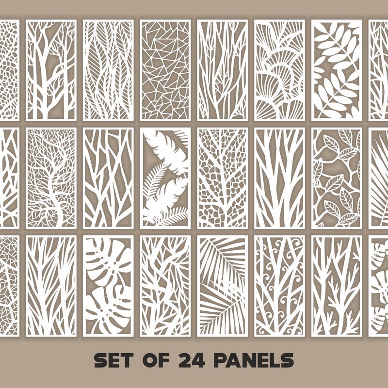 Nature Panel Template Dxf - Etsy