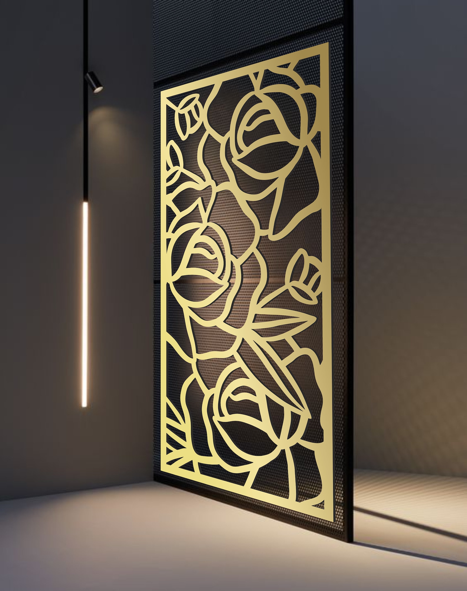 Floral Patterns Panel Templates SVG Set #30. 7 Vector Laser Cutting ...