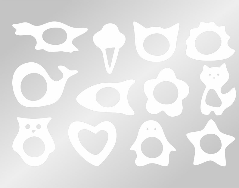 Baby Wooden Teethers SVG. 24 Designs. Baby Gift. Aby Gift Ideas. Animal ...