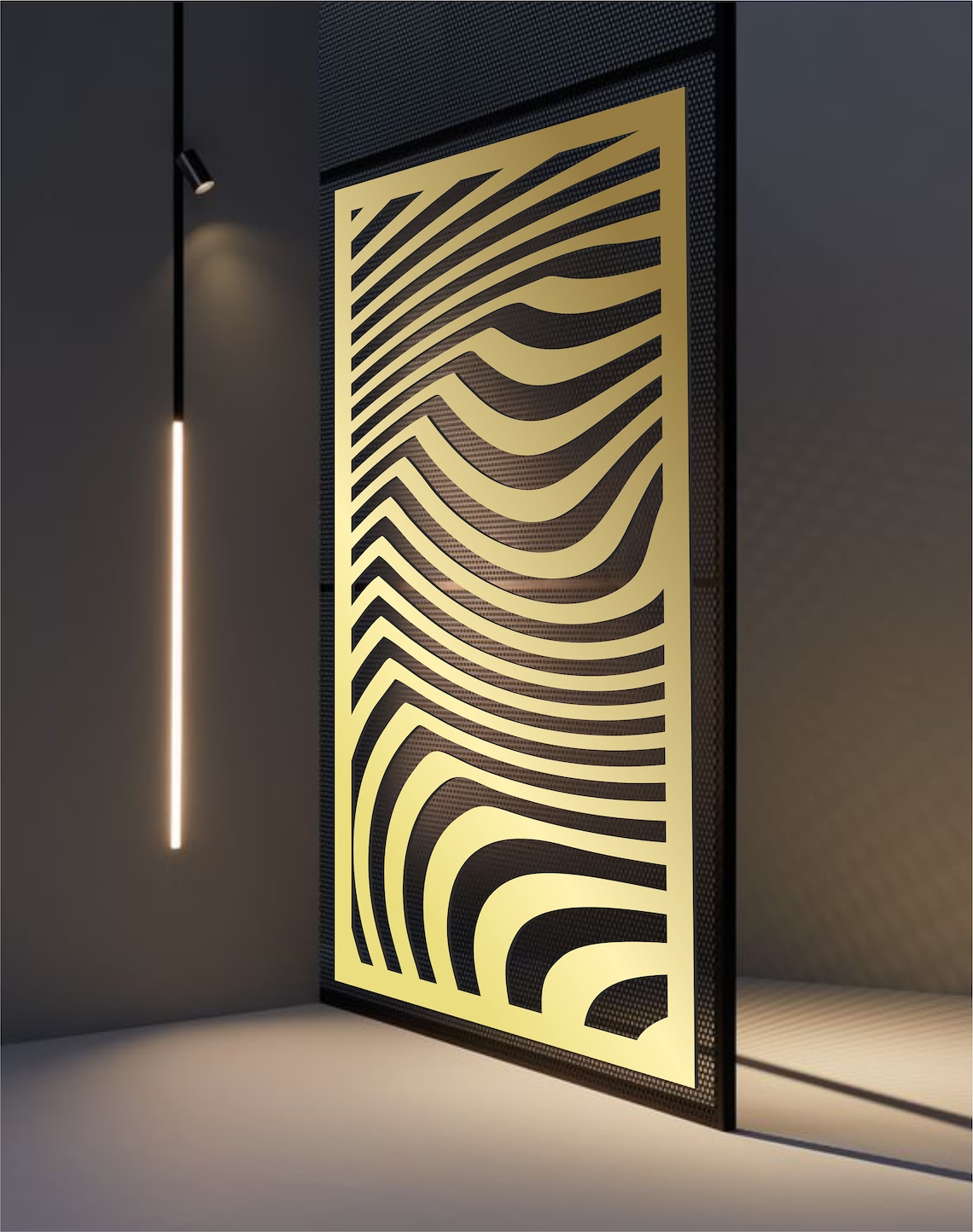 Optical Illusion Patterns Panel Templates SVG Set #25. 7 Vector Files ...