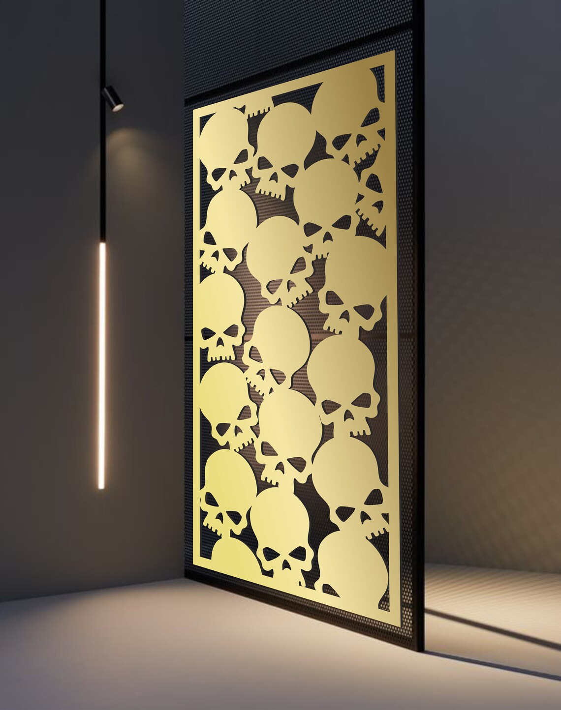 Mystical Panel Templates SVG Set #27. Skull, Bat, Black Cat. 7 Vector ...